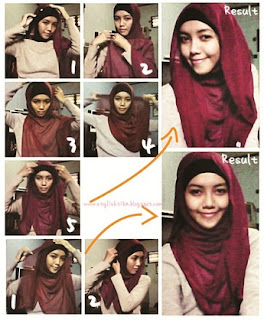Tutorial Cara Memakai Hijab Modern Paris 2016 - Explore IT
