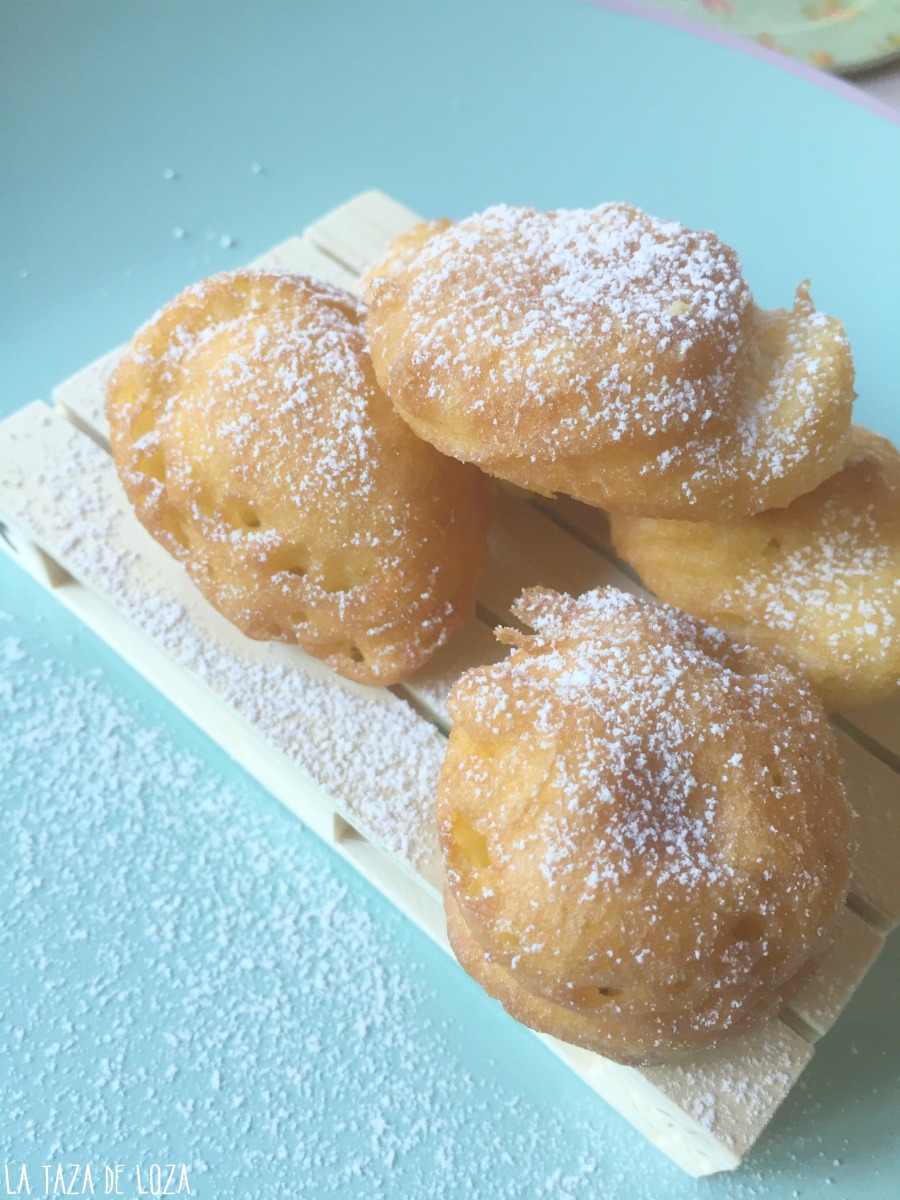 Buñuelos rellenos de chocolate | La Taza de Loza
