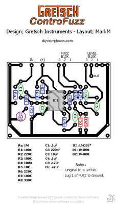 StompBoXed - The Guitar Pedal Builders Repository: Gretsch ControFuzz