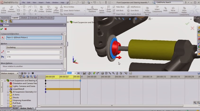 How to Using SolidWorks Motion Study and animation for Formula SAE ...