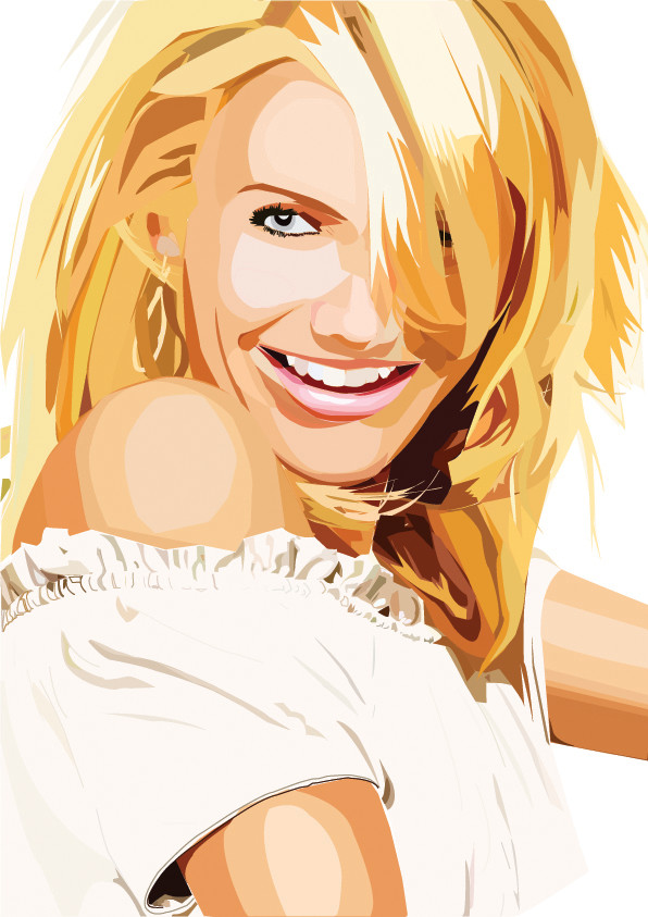 Cartoon Pictures of Cameron Diaz