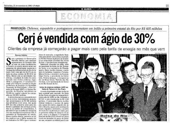 Blog do Roberto Moraes: Há 20 anos entregaram a Cerj (depois Ampla ...