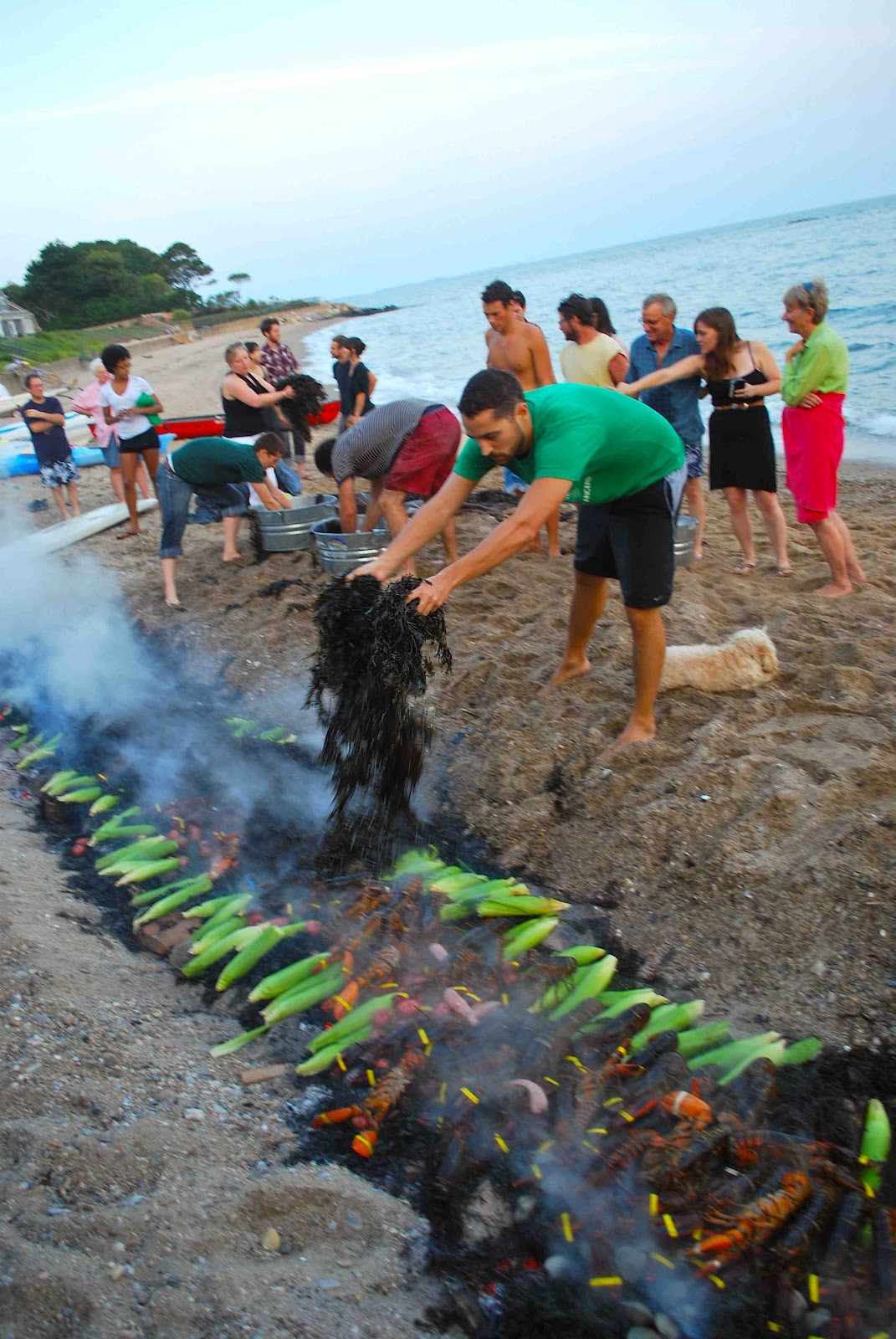 ARTS&FOOD®™: The New England Clambake (Cooked on the Beach) - A Grand ...