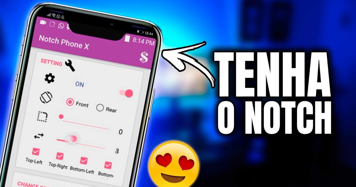 ATIVE! Como Ter o NOTCH Em Qualquer ANDROID