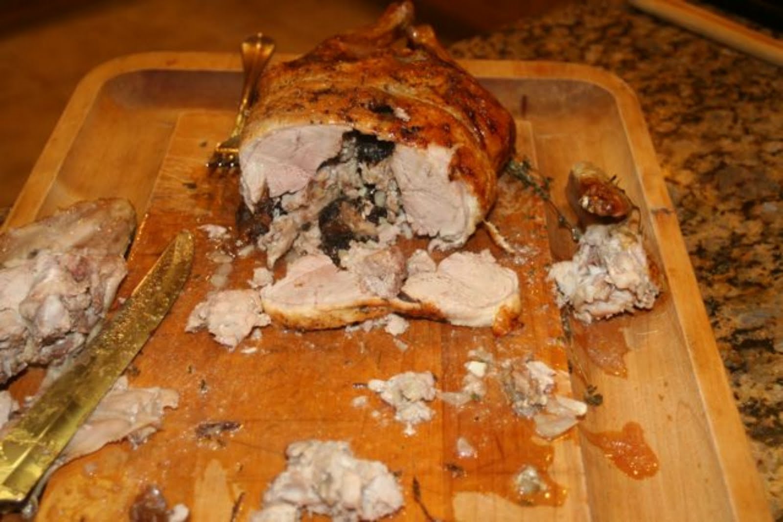 Duck Galantine with Prunes and Madeira