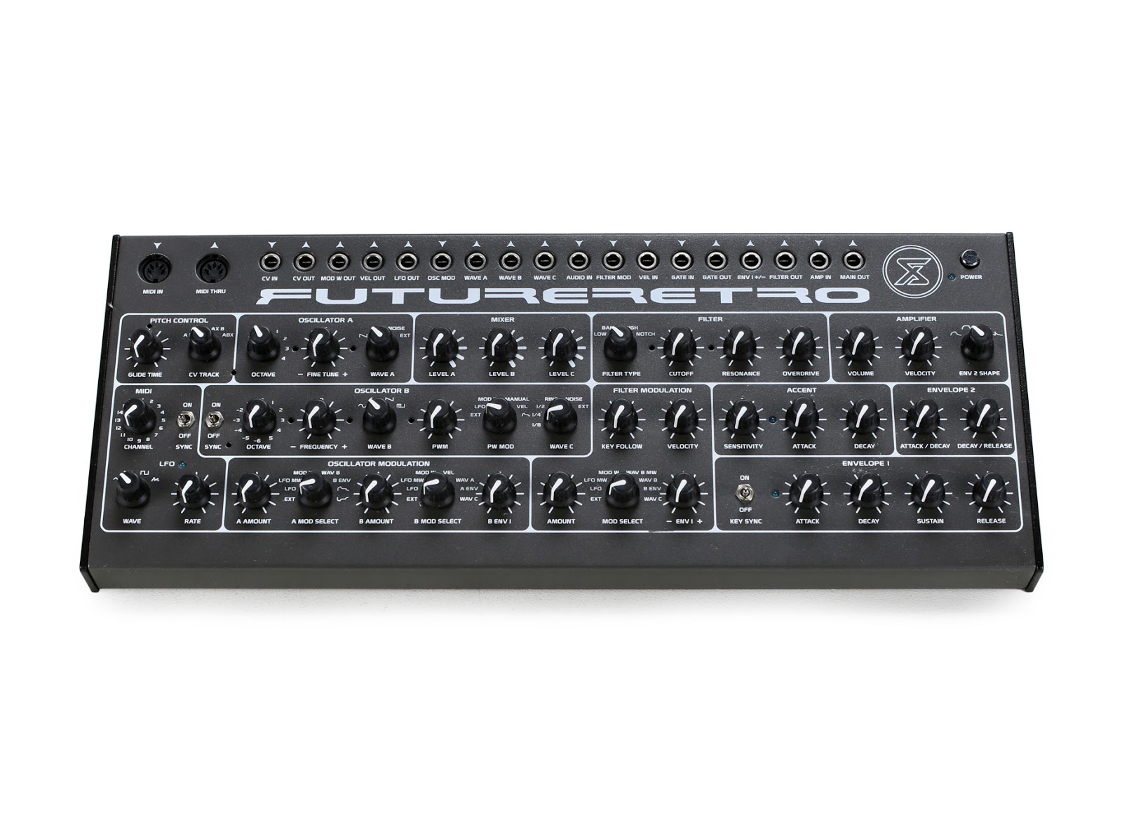 MATRIXSYNTH: Future Retro XS SEMI MODULAR SYNTHESIZER