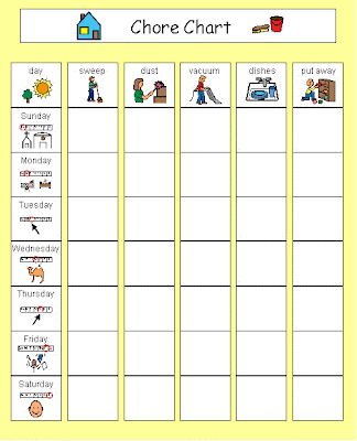Daily Schedule Template For Kids With Autism