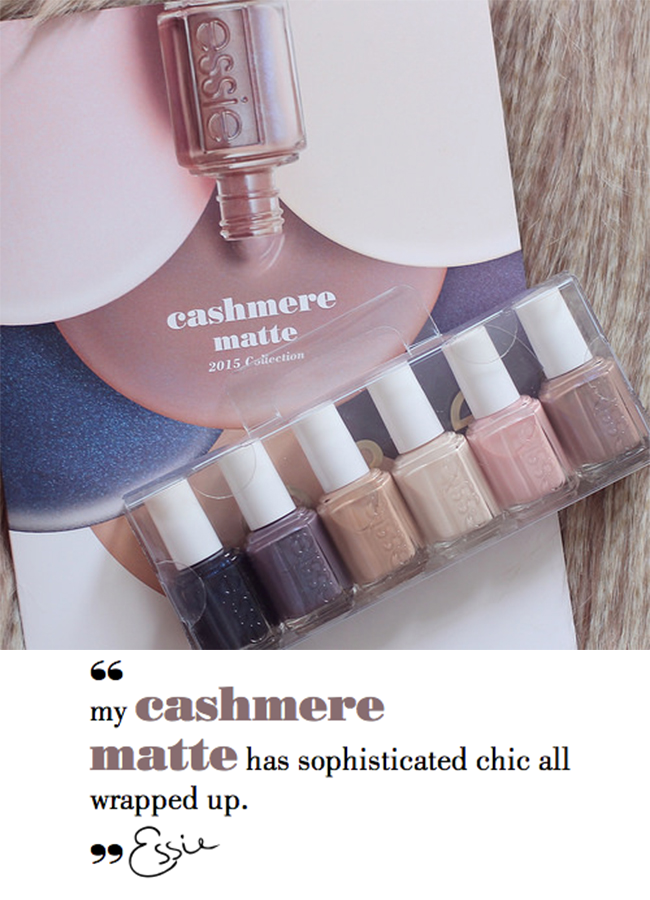 Stylish Nail Collection: Essie "Cashmere Matte" | Stylelista Confessions