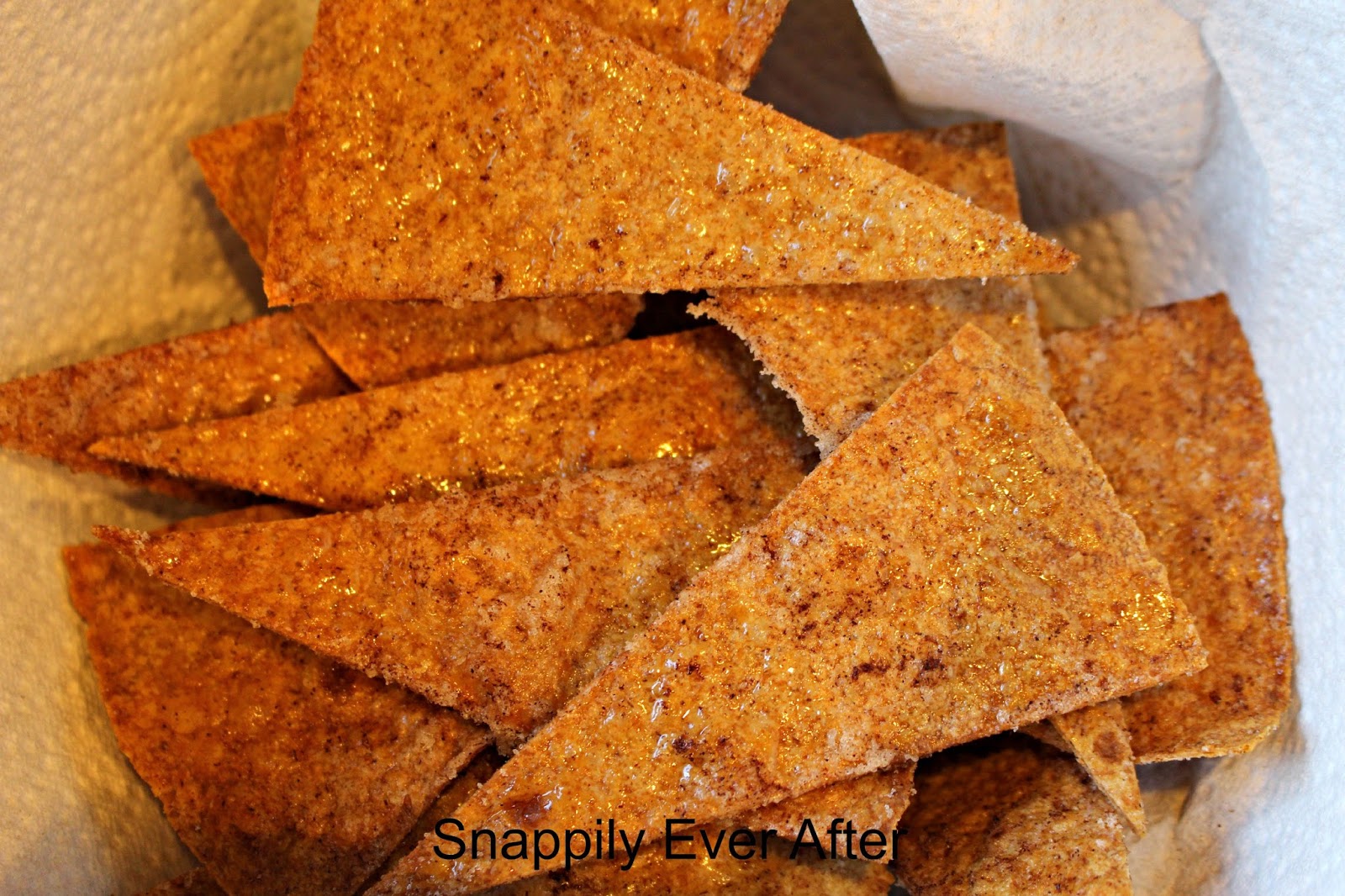 Snappily Ever After: Whole Grain Cinnamon Chips - Crustos!