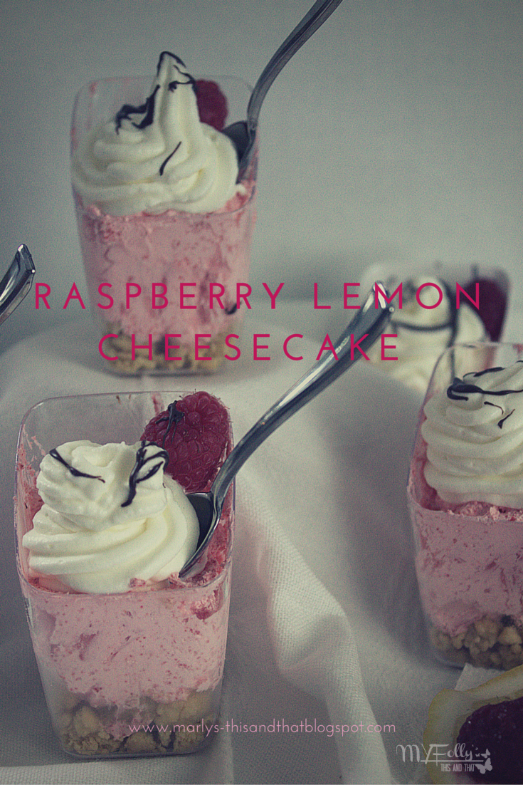 This and that: Raspberry Lemon Cheesecake {No Bake}