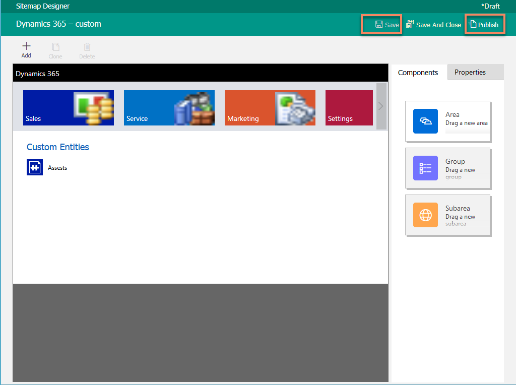 Dynamics 365 - CRM: Dynamics 365 - Site Map Editor