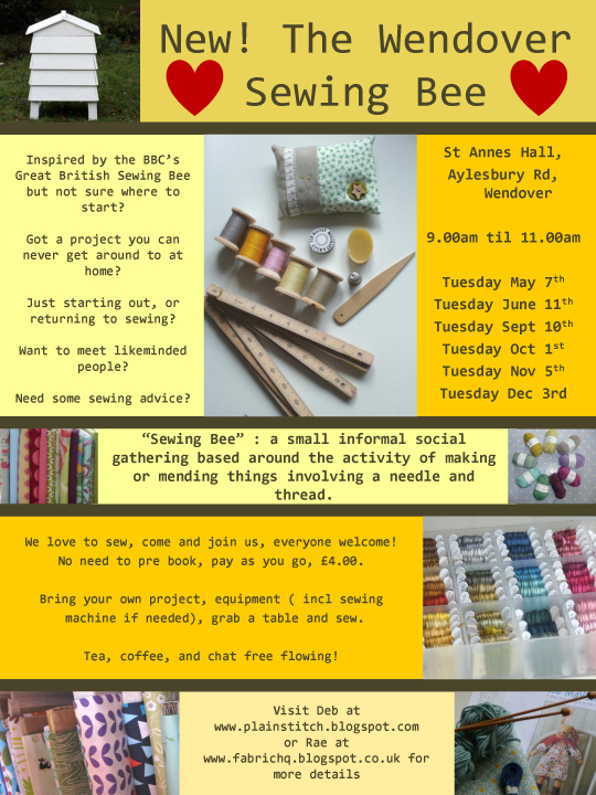 Fabric HQ: Sewing Bee - yipeee!