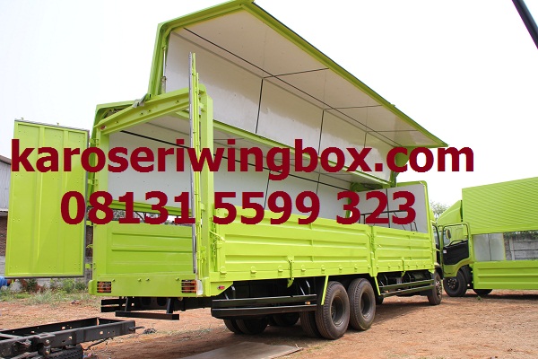 Hino FL 235 JW karoseri wing box 9.4 meter ~ HINO FL 235 JW