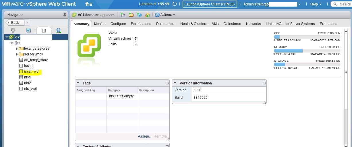 Remote Infrastructure Management: VMware VVOL Configuration and Management
