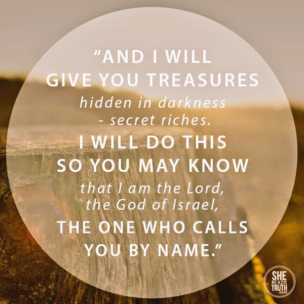 Light in the Darkness: the treasures of darkness, and hidden riches of ...