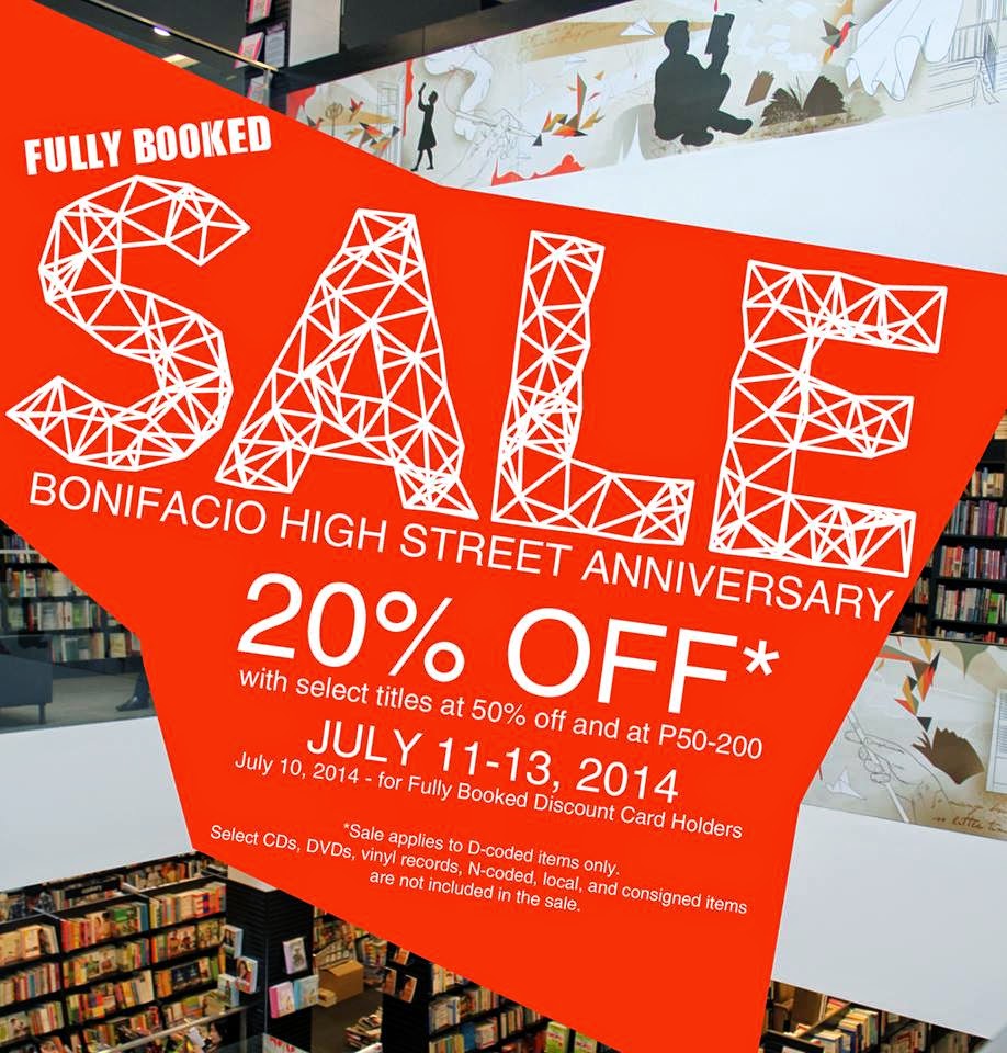 Manila Shopper: Fully Booked BHS Anniv SALE: July 11-13 2014