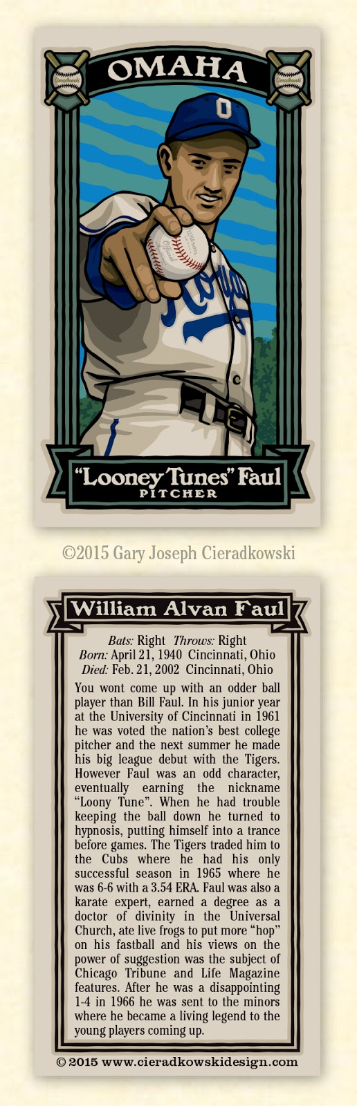 The Infinite Baseball Card Set: 199. Bill Faul: Rise and Fall of the ...