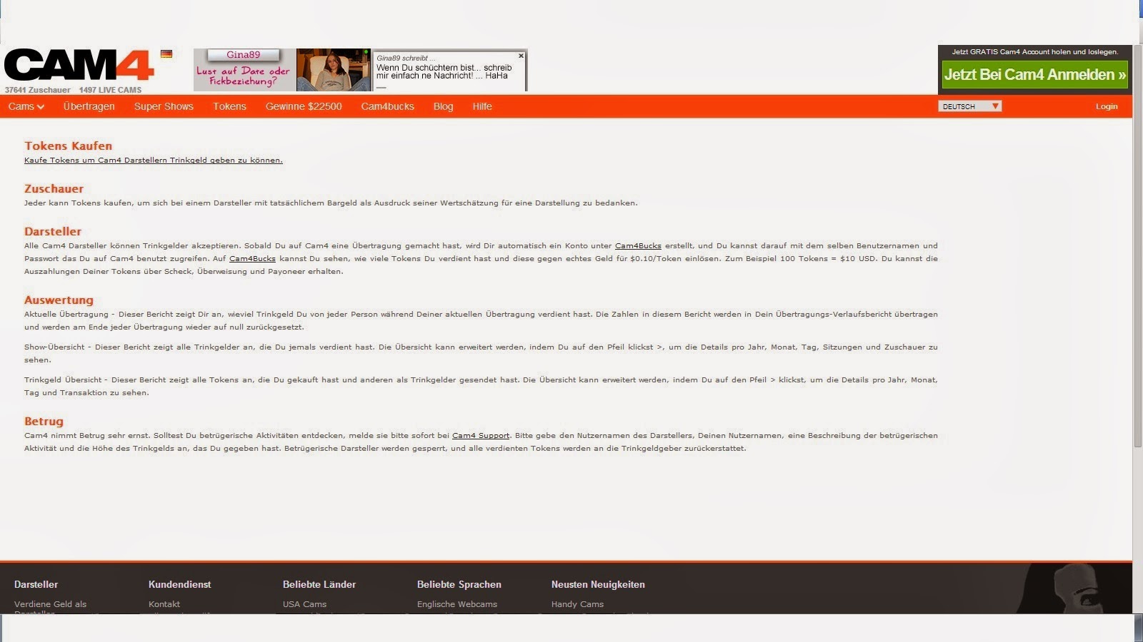 Cam4.com die Webcam Chat für Amateure ~ Chatroulette & Chat Alternativen