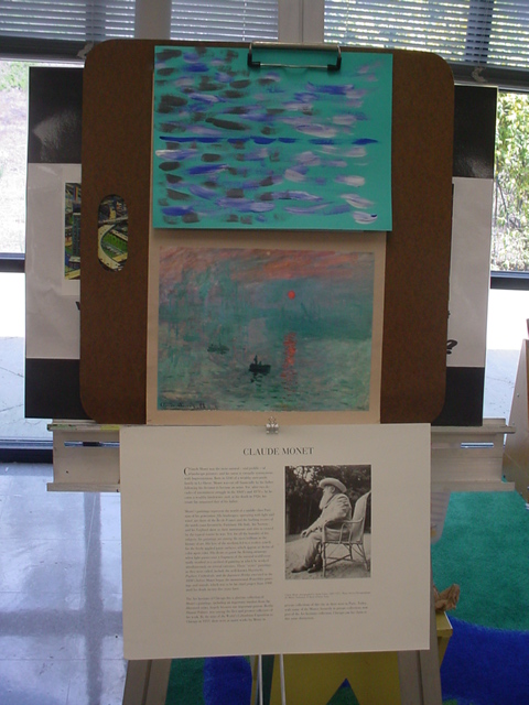 Mrs. Knight's Smartest Artists: Monet-in-a-day!