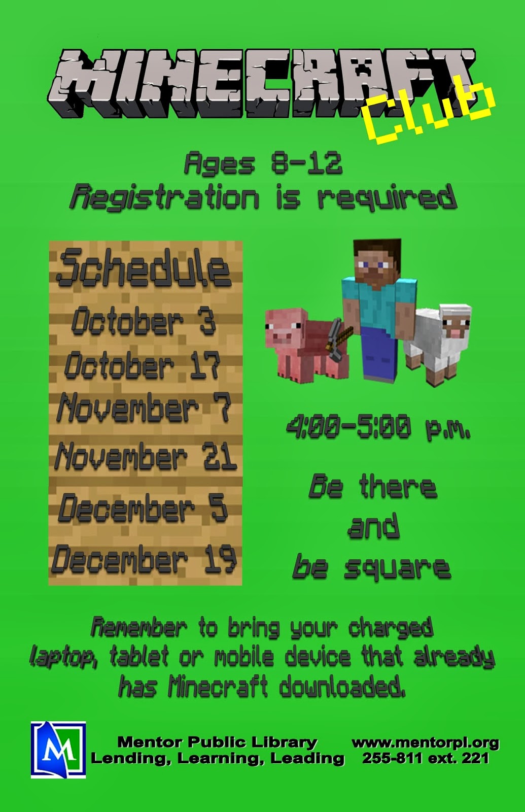 Lifelong Learning At Mentor Public Library: It's Hip to Be a Square at ...