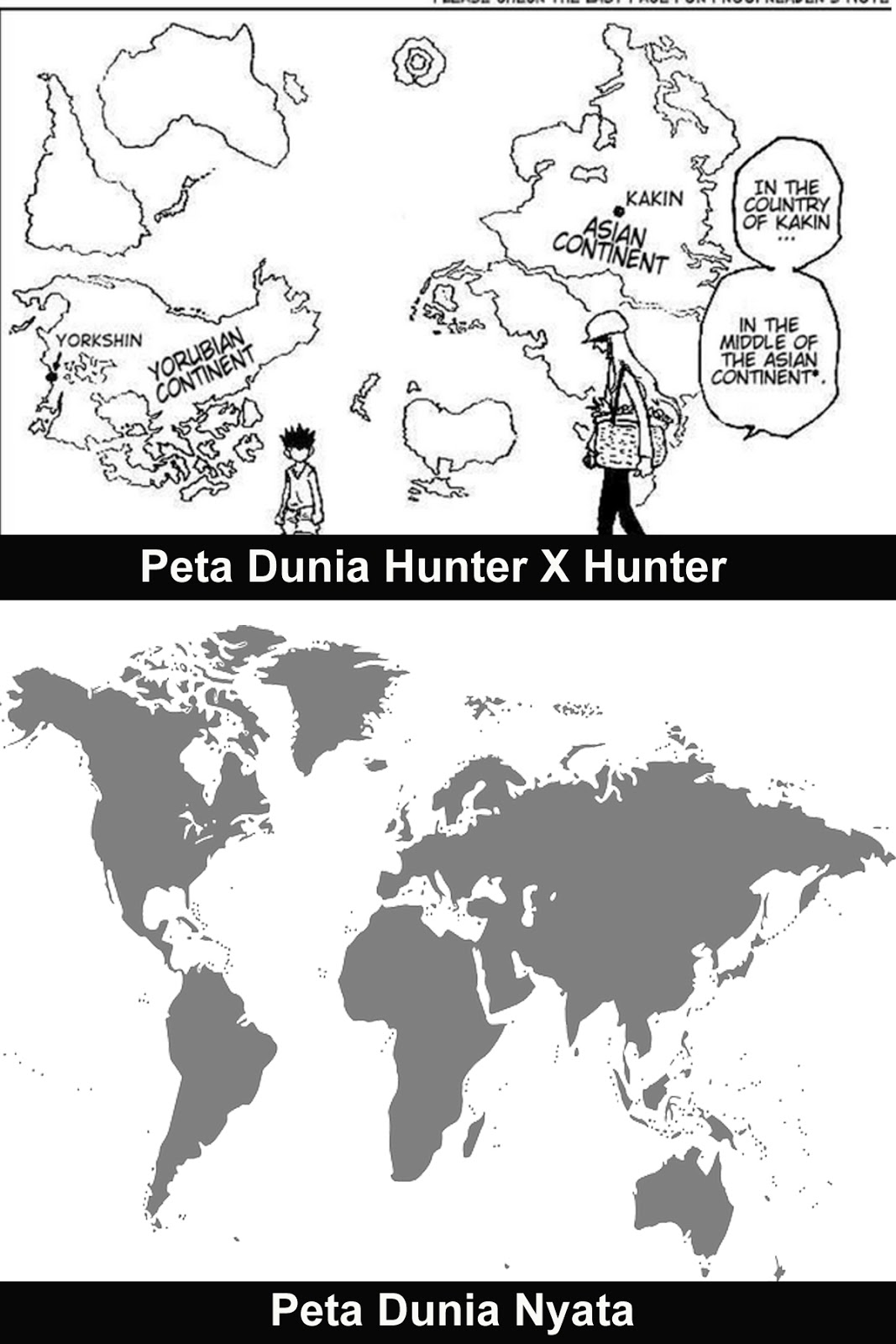 Tahukah Kalian: Dunia Hunter X Hunter Sebetulnya Yakni Dunia Konkret ...