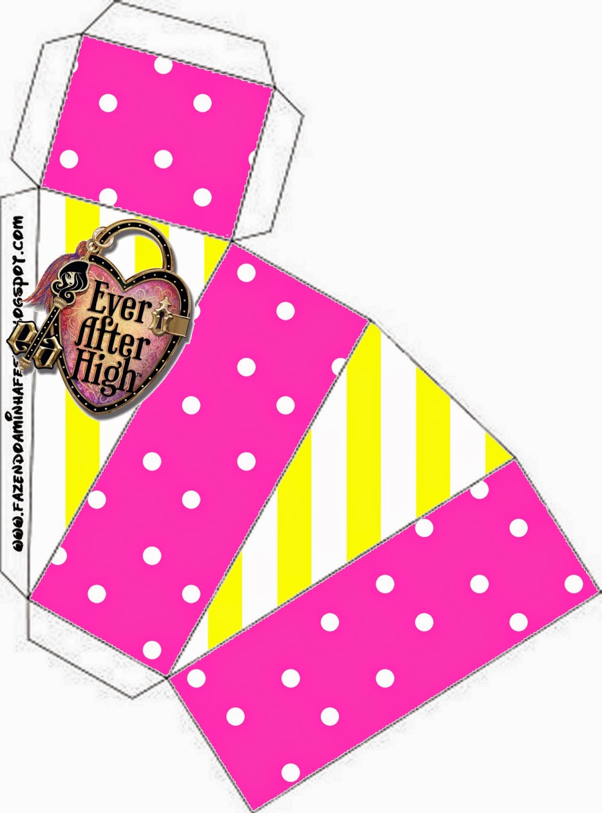 Yellow and Pink Ever After High: Free Printable Boxes. - Oh My Fiesta ...