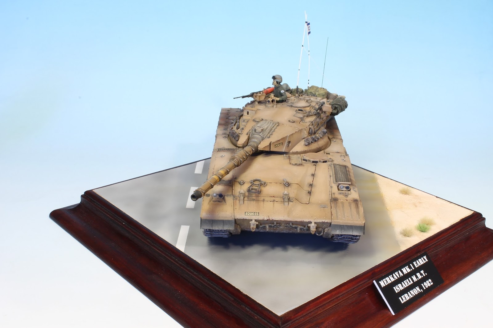 Istvan Michalko's scale models: Merkava Mk.1 - Tamiya, 1/35