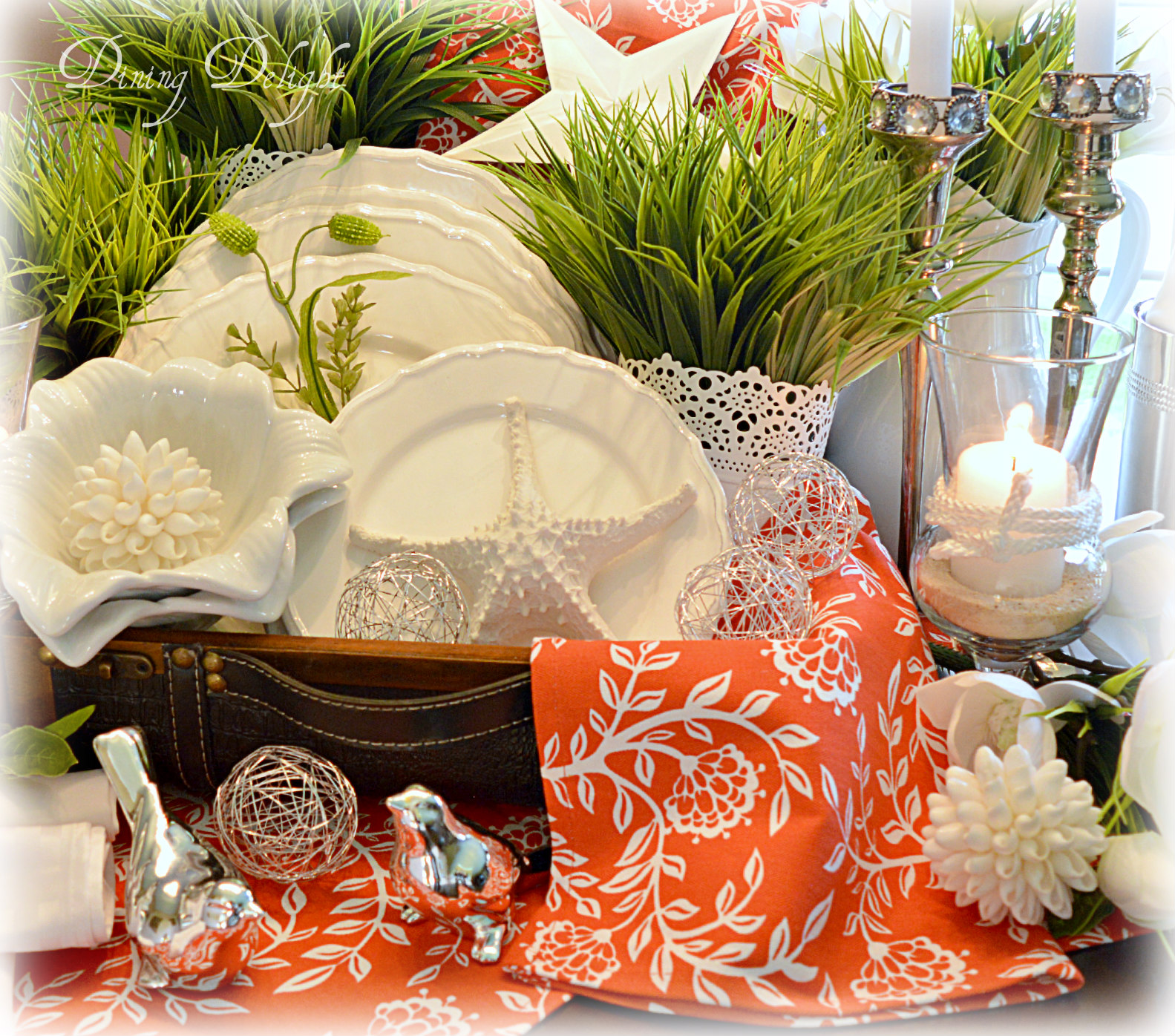 Dining Delight: Summer Tabletop Display