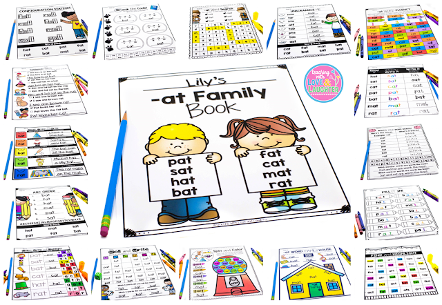 Teaching With Love and Laughter: CVC Word Family Booklets...perfect for ...