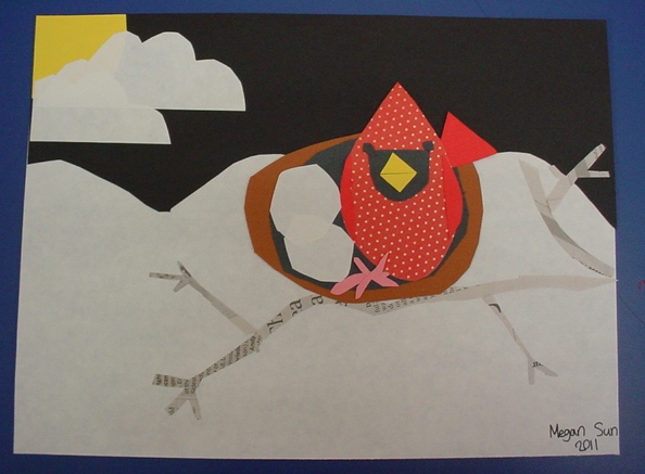 Mrs. Knight's Smartest Artists: 100th post: Charley Harper bird collage