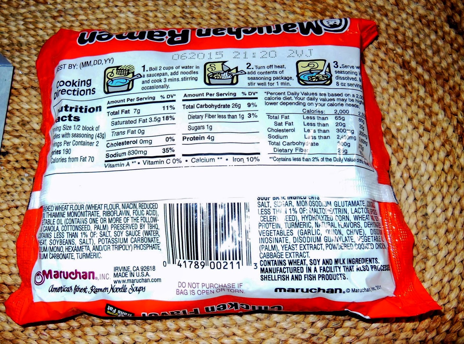 Living Prepared ---: Ramen Noodle Soup & Maruchan Instant Lunch