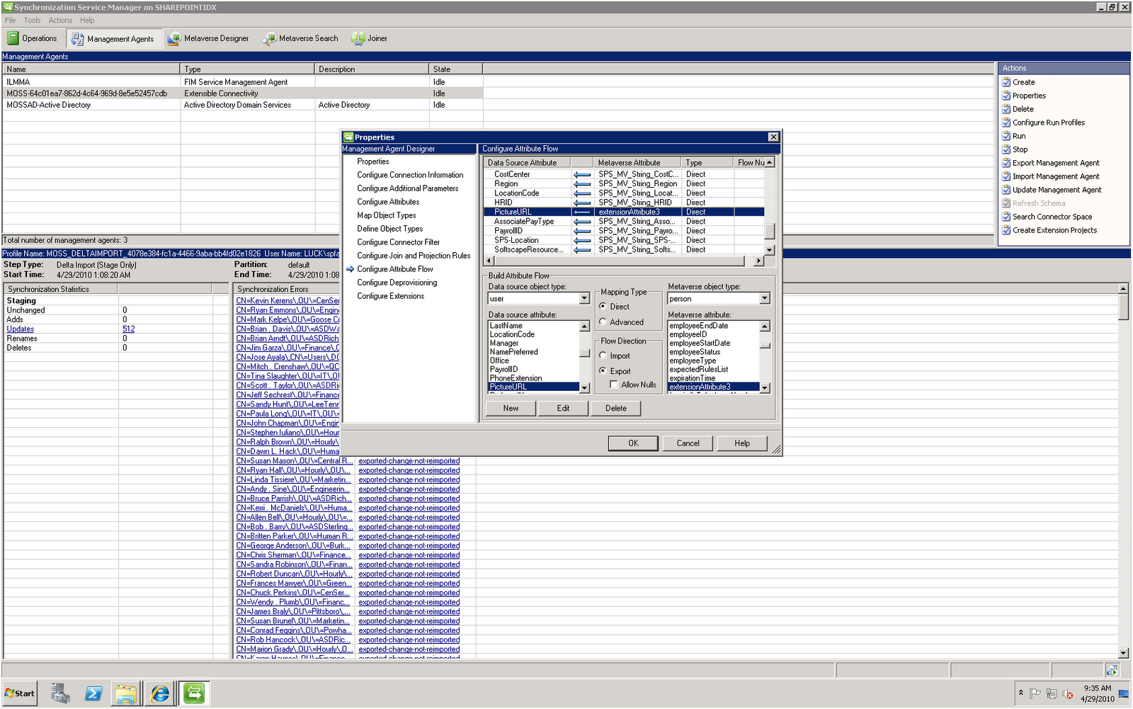 Setting up the PictureURL User Profile Property using Forefront ...