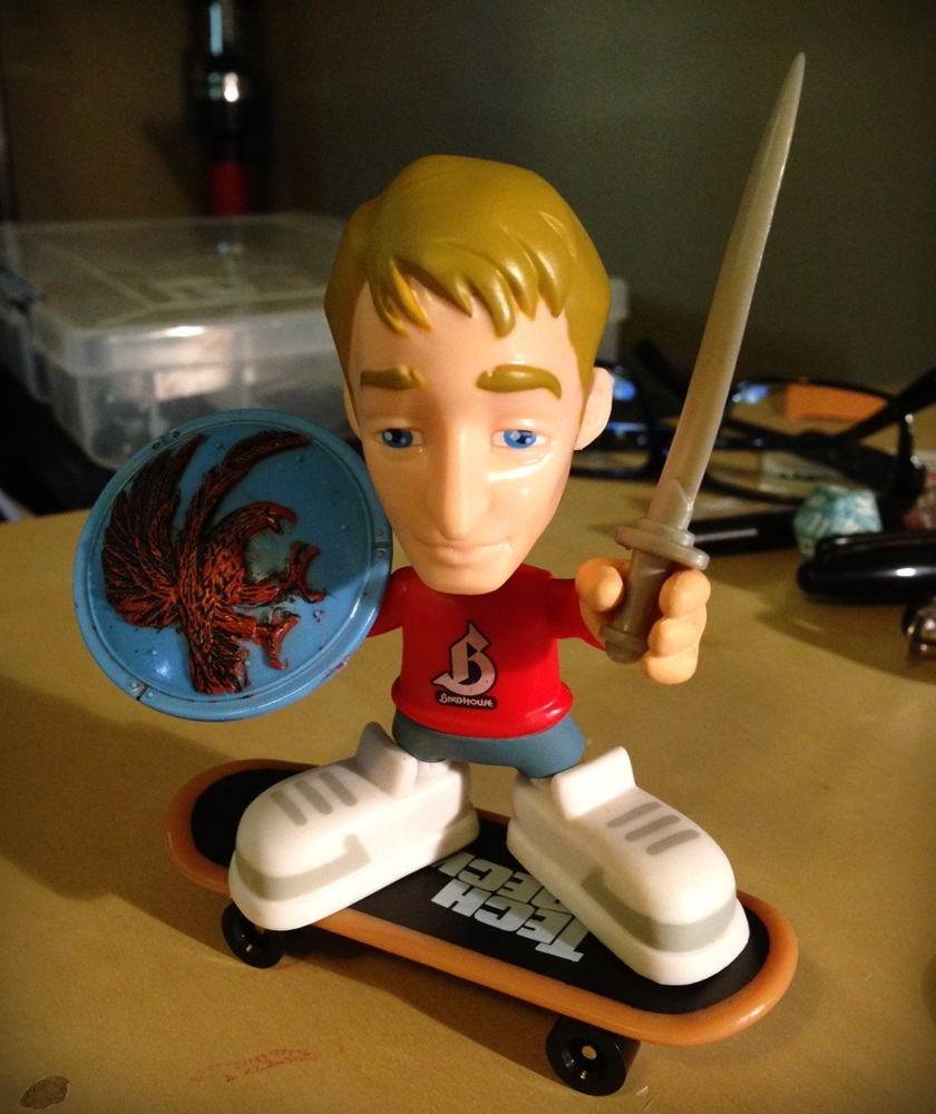Lair of the Dork Horde: My Totally Rad (Mostly) Tony Hawk Tech Deck Figure!