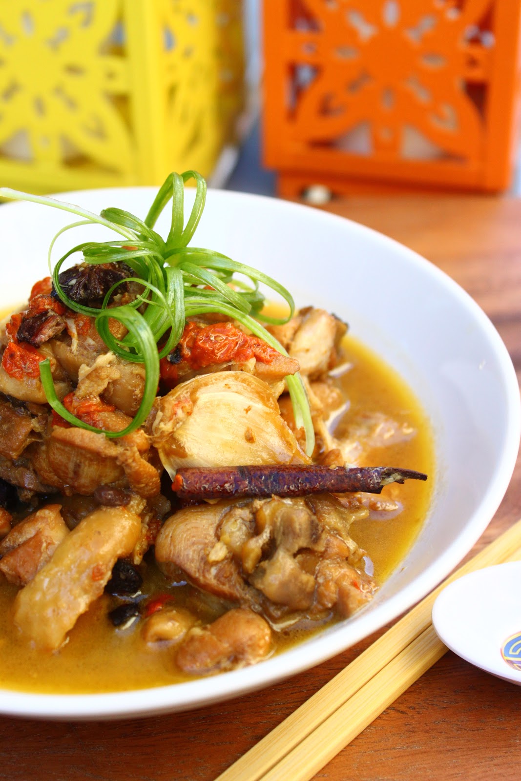 Simply June: MIL's Garlic & Goji Chicken