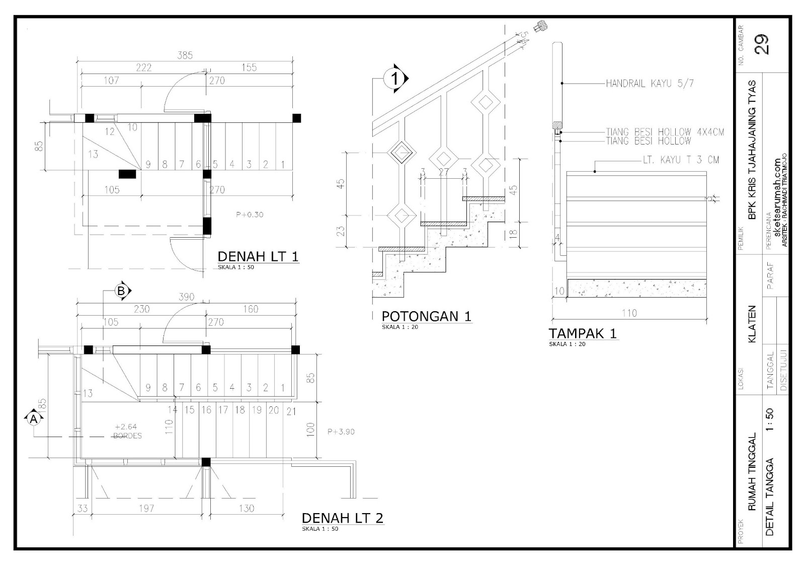 Tahap Dokumen Pelaksanaan : Gambar Kerja Detail - Detail Arsitektural ...