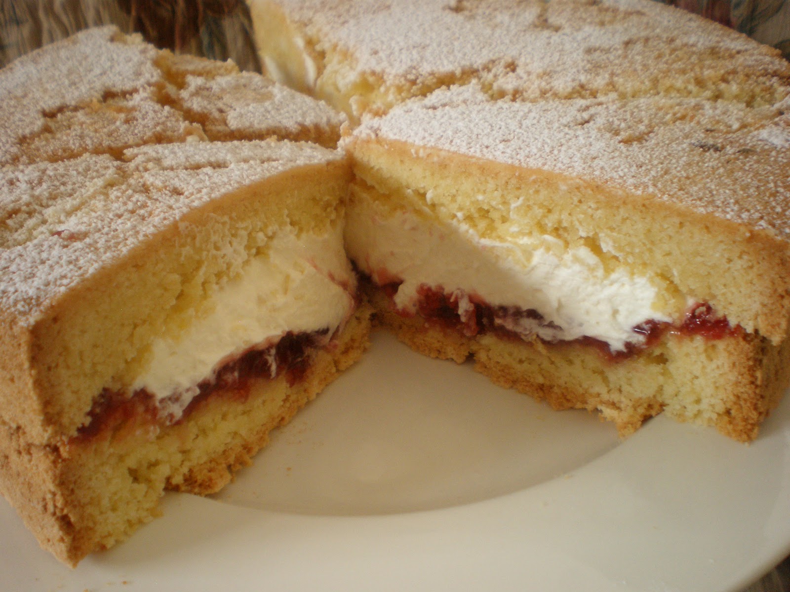 The InTolerant Chef ™: Rose Geranium Duck Egg Sponge