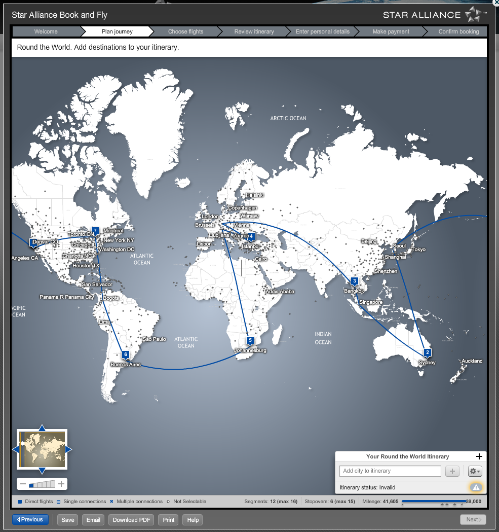 Going Round the World with Star Alliance!