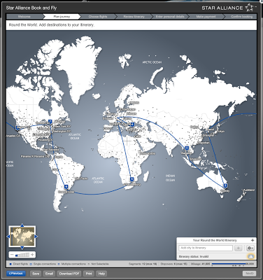Going Round the World with Star Alliance!