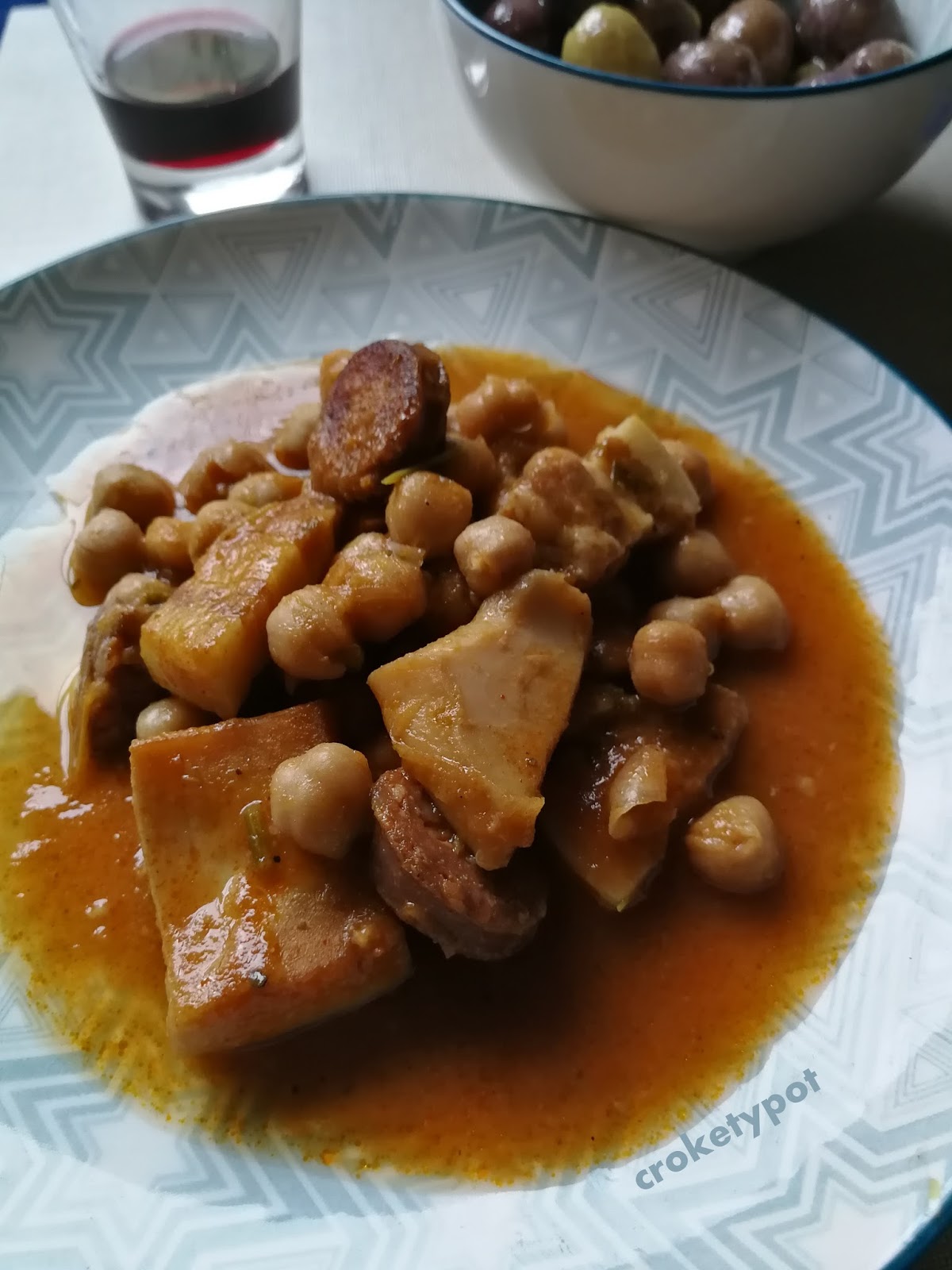 CROKETYPOT: MENUDO DE CHOCO al estilo de "Casa Bigote". Cádiz.