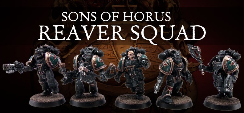 Wargames: Reaver Squad de los Hijos de Horus y [Warhammer 40K].