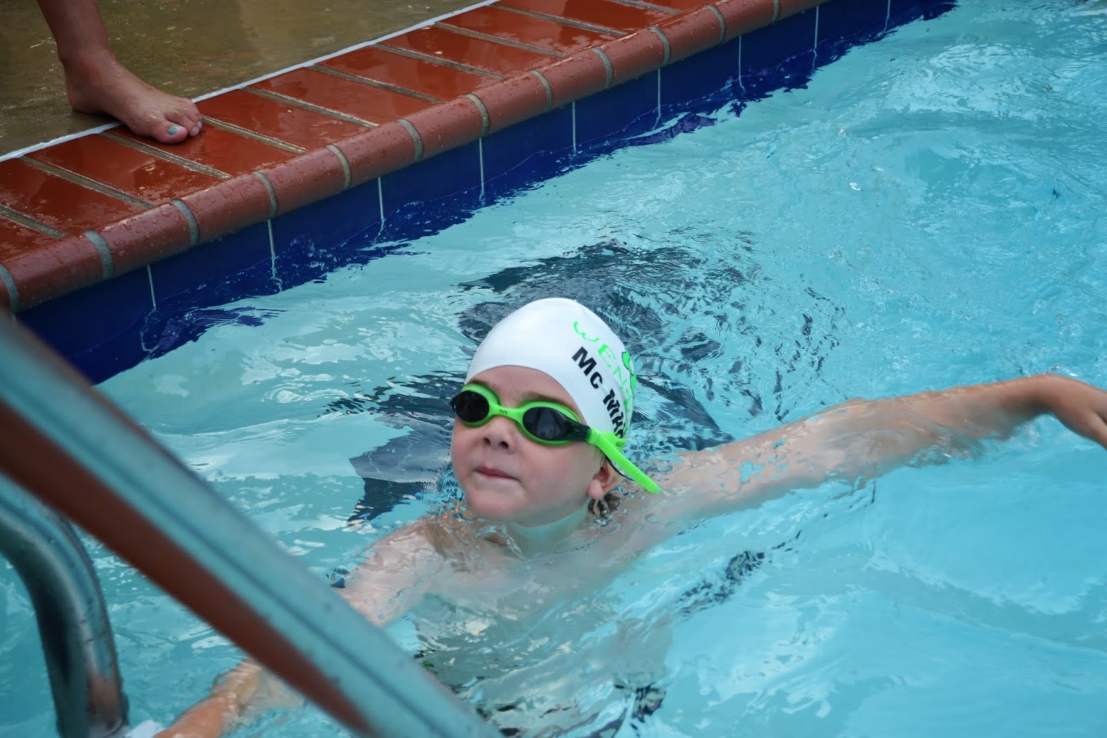The McMahon Clan: Connor's first Wenonah Swim Meet and the girls at the ...