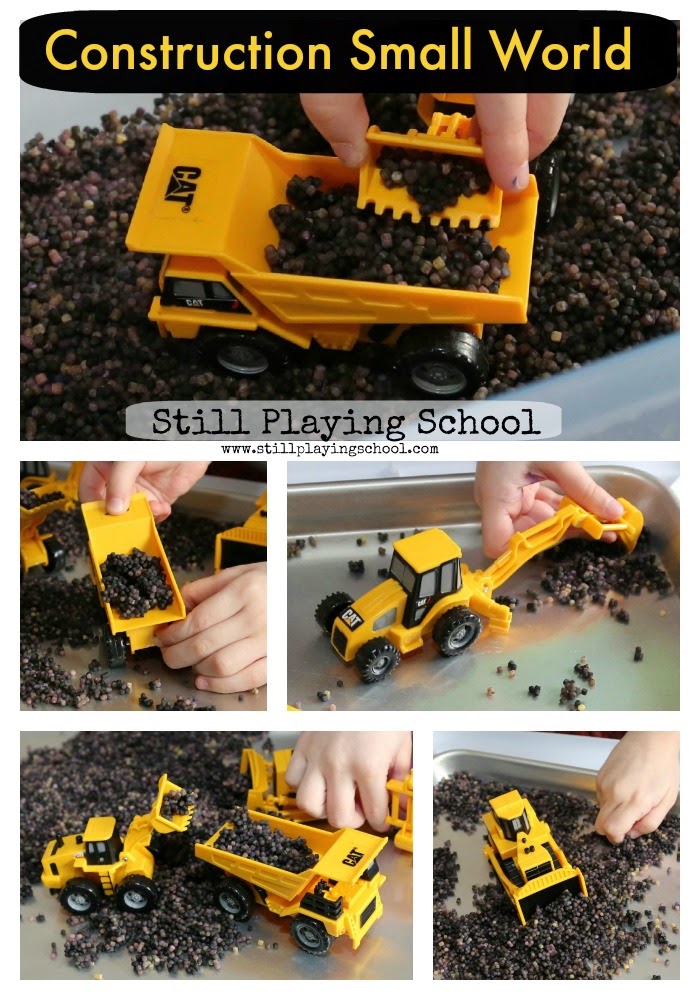 Construction Truck Small World Play | Still Playing School