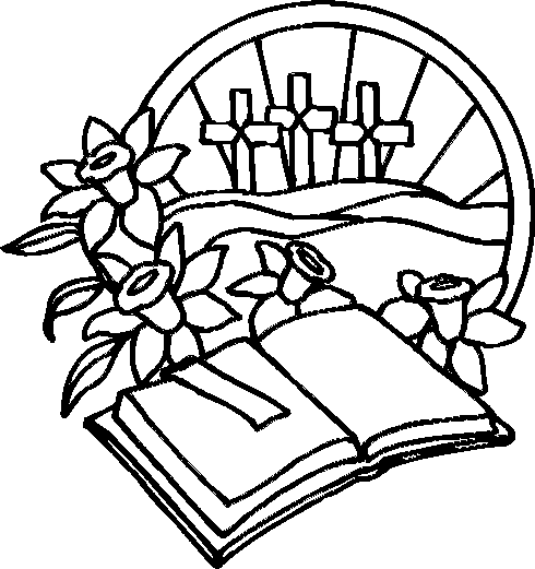 Interactive Magazine: flower and bible coloring pages