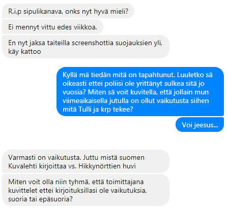 Punainen Kolmio: Lepää rauhassa, Sipulikanava