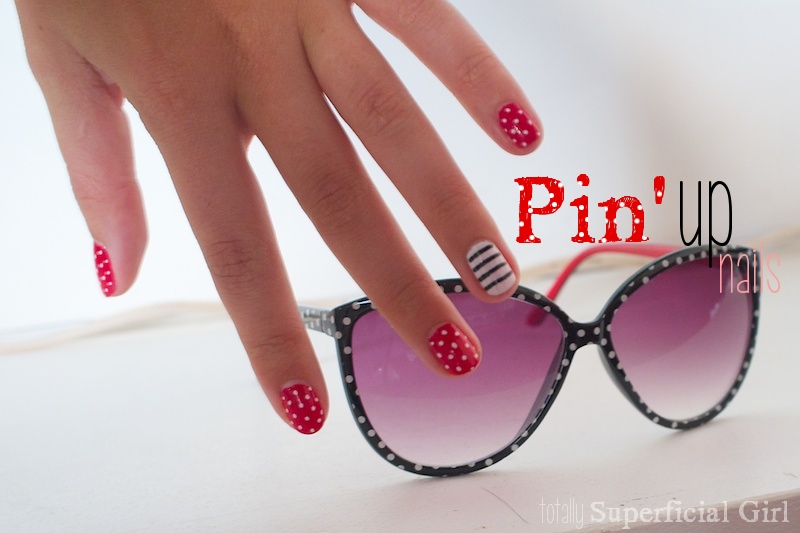 Super(ficial) Girl: Pin up nails