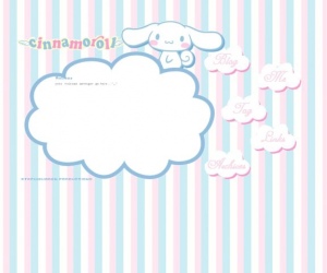 Cinnamoroll Template - r i ʑ υ м α r y