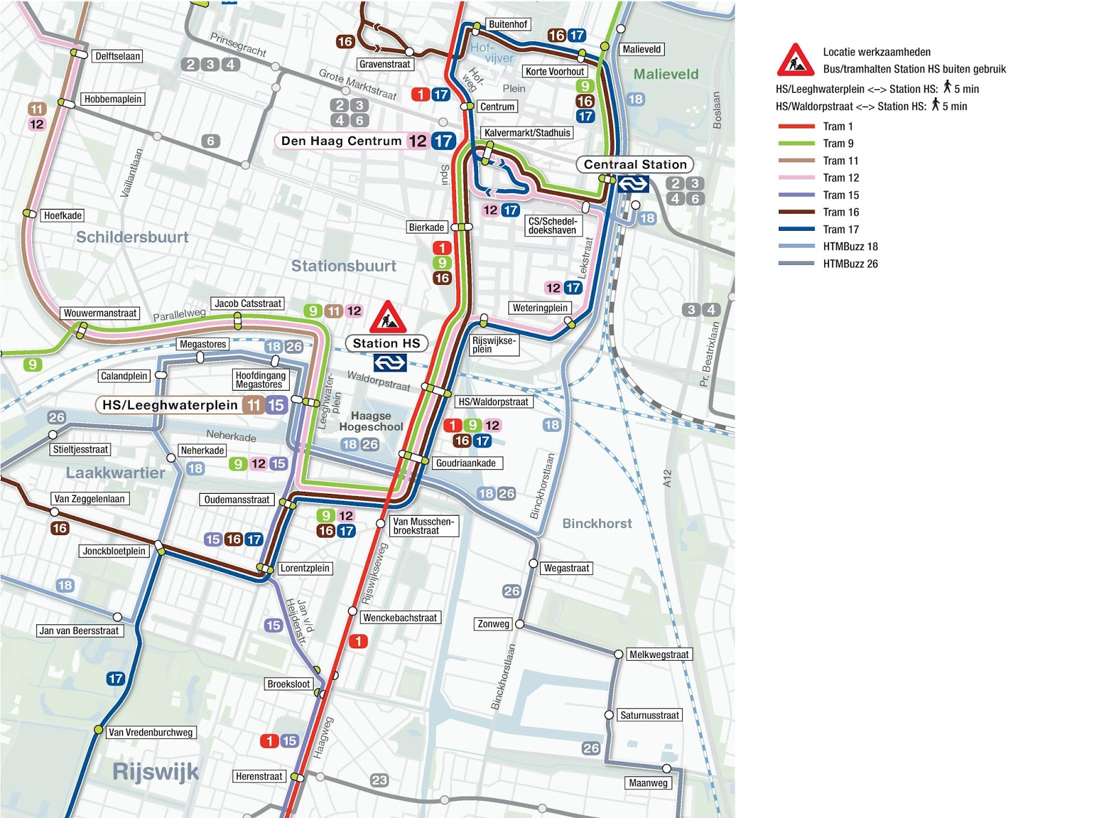 Tram Den Haag Kaart | Kaart