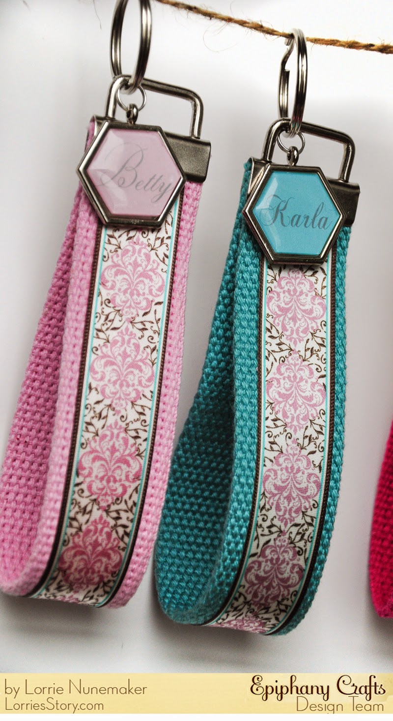 Lorrie's Story: No Sew Wristlet Keychains