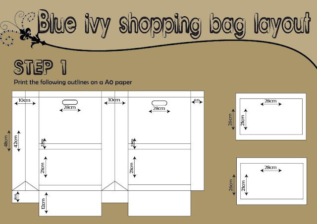 Freelance Graphic and Web Designer: Simple steps to an unique shopping bag.