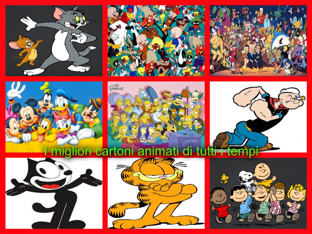 I migliori cartoni animati di tutti i tempi